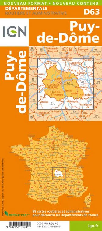 Ign Département #63 Puy-de-Dôme