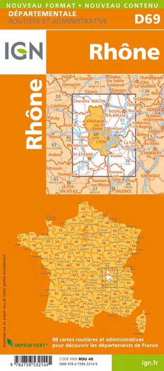 Ign Département #69 Rhône